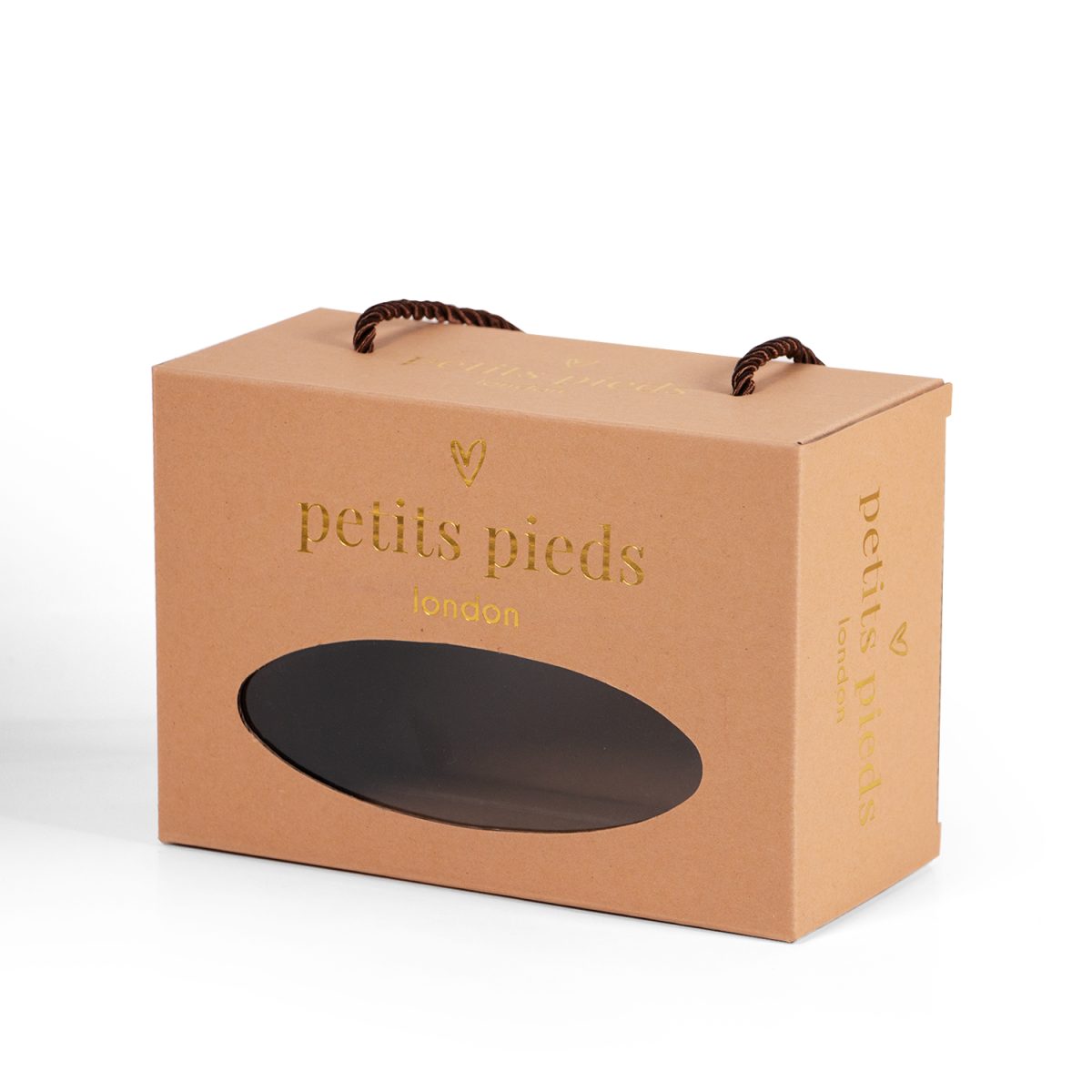 Custom Kraft Paper Corrugated Box with Transparent Window for Toy